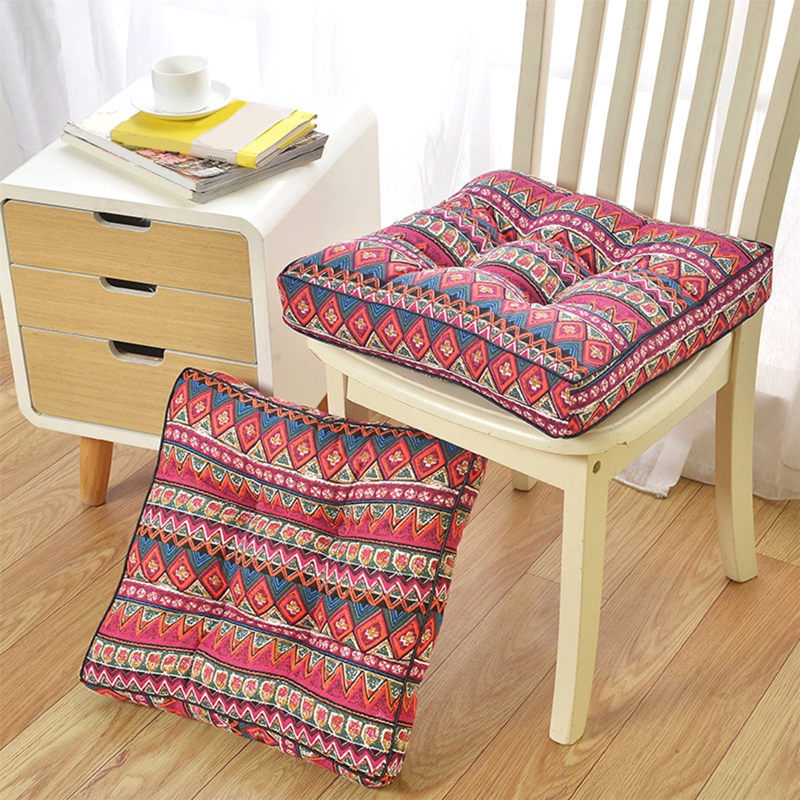 Aodebiao Degrees of Comfort Meditation Floor Pillow, Square Large ...