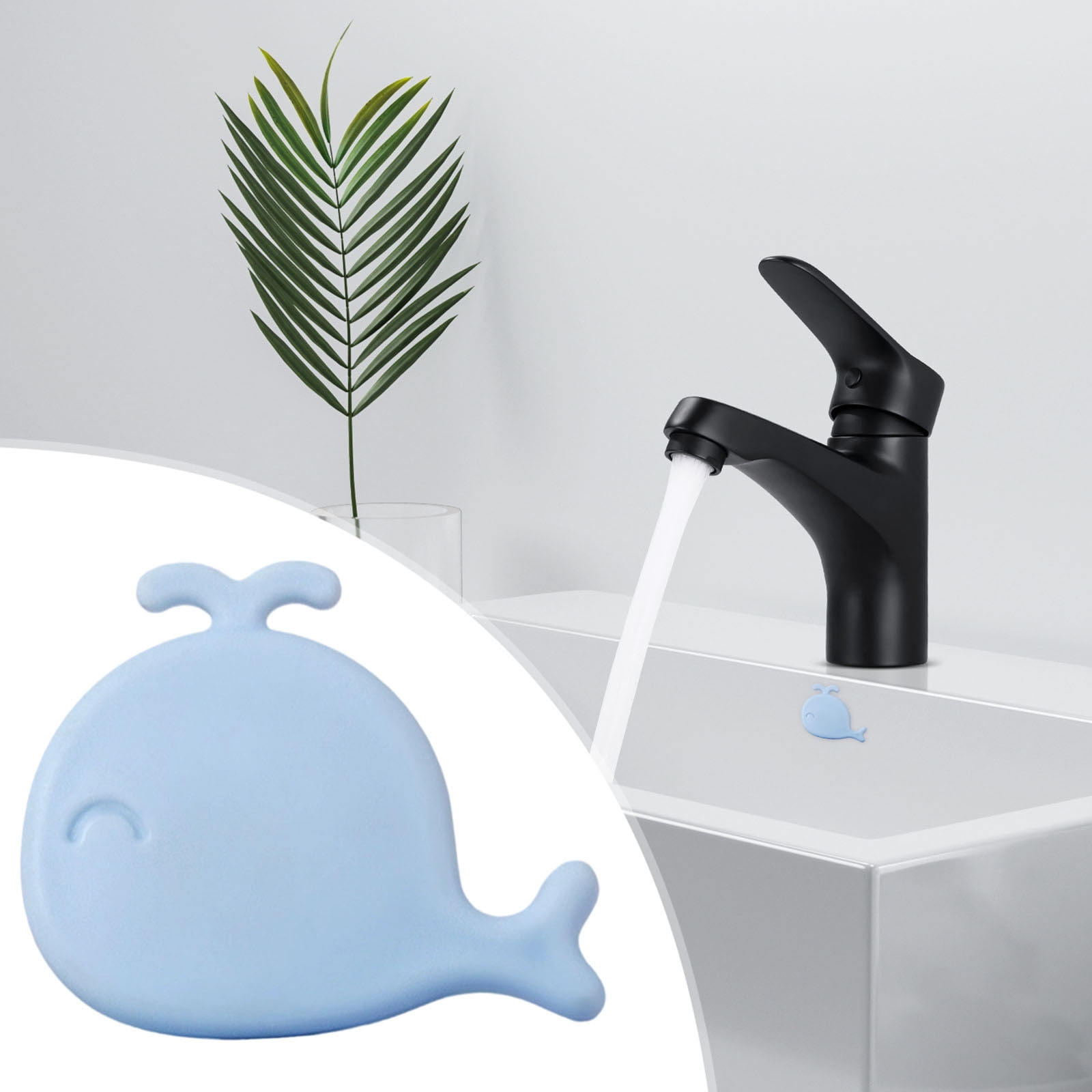 Aodebiao Dolphin washbasin plug waterproof Rubber Sink Stopper, Drain ...