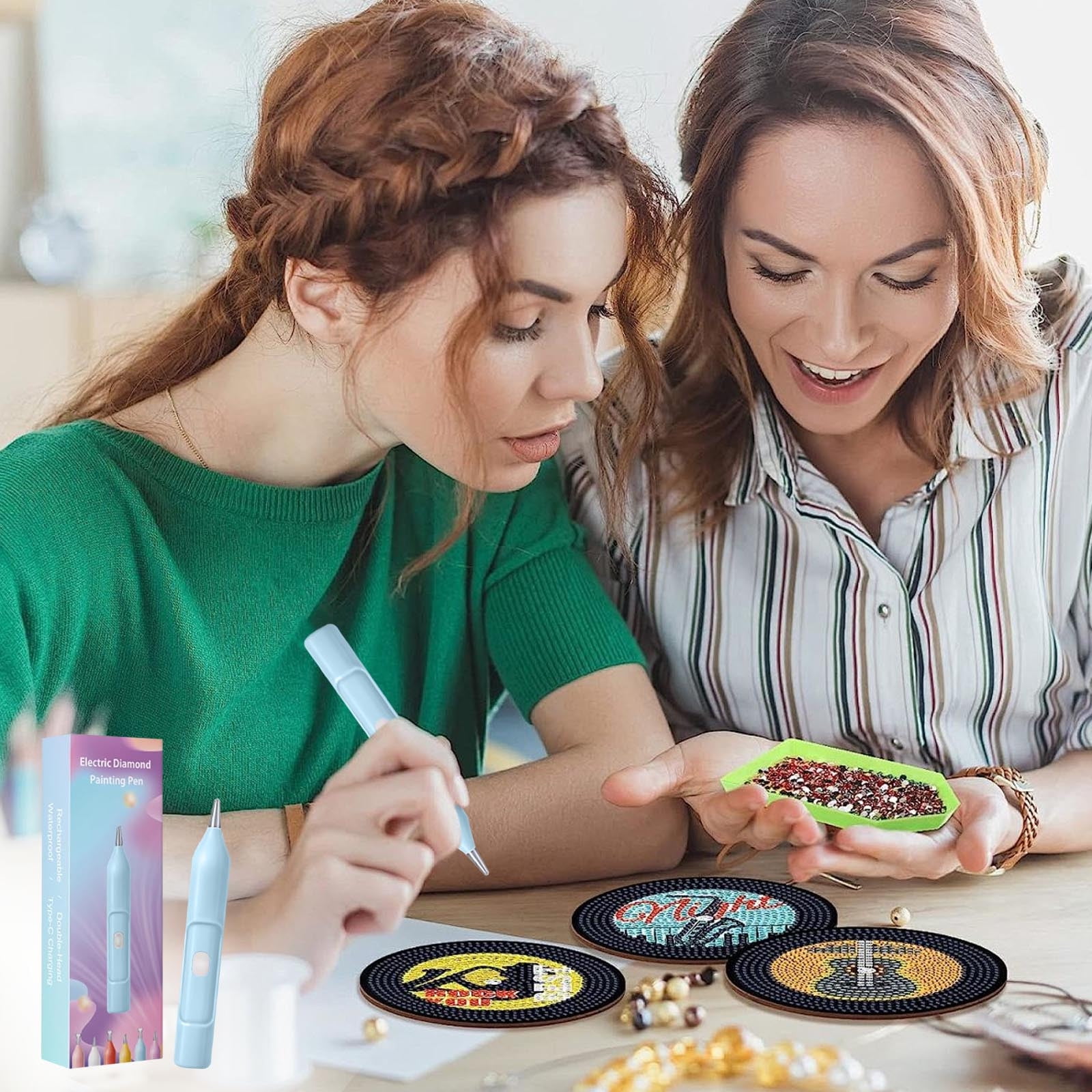 Aodebiao Electric Diamond Painting Pen,IPX5 Waterproof & Easy to Clean ...