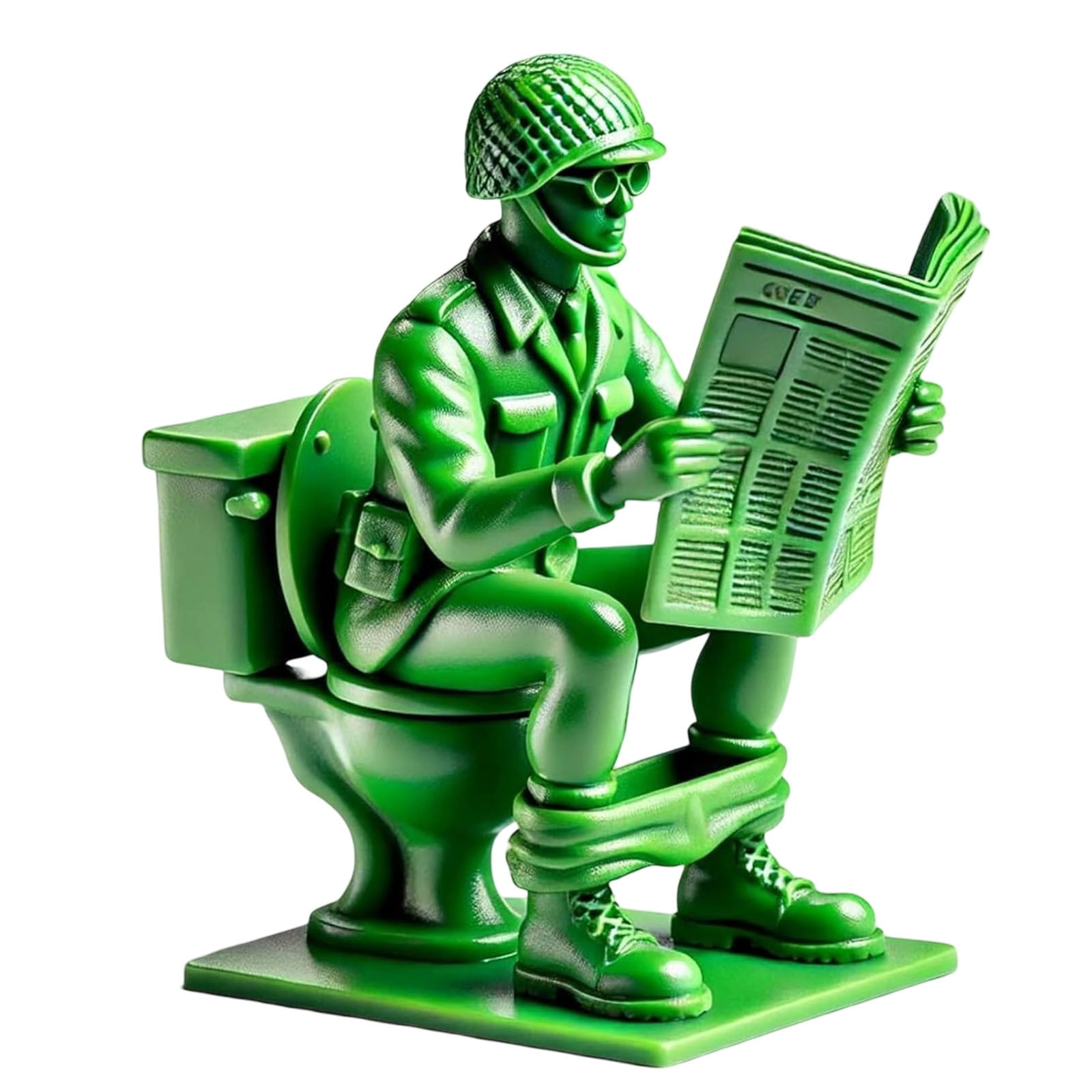 Aodebiao Funny Green Army Men Middle Finger Figures, Funny Blue Green ...