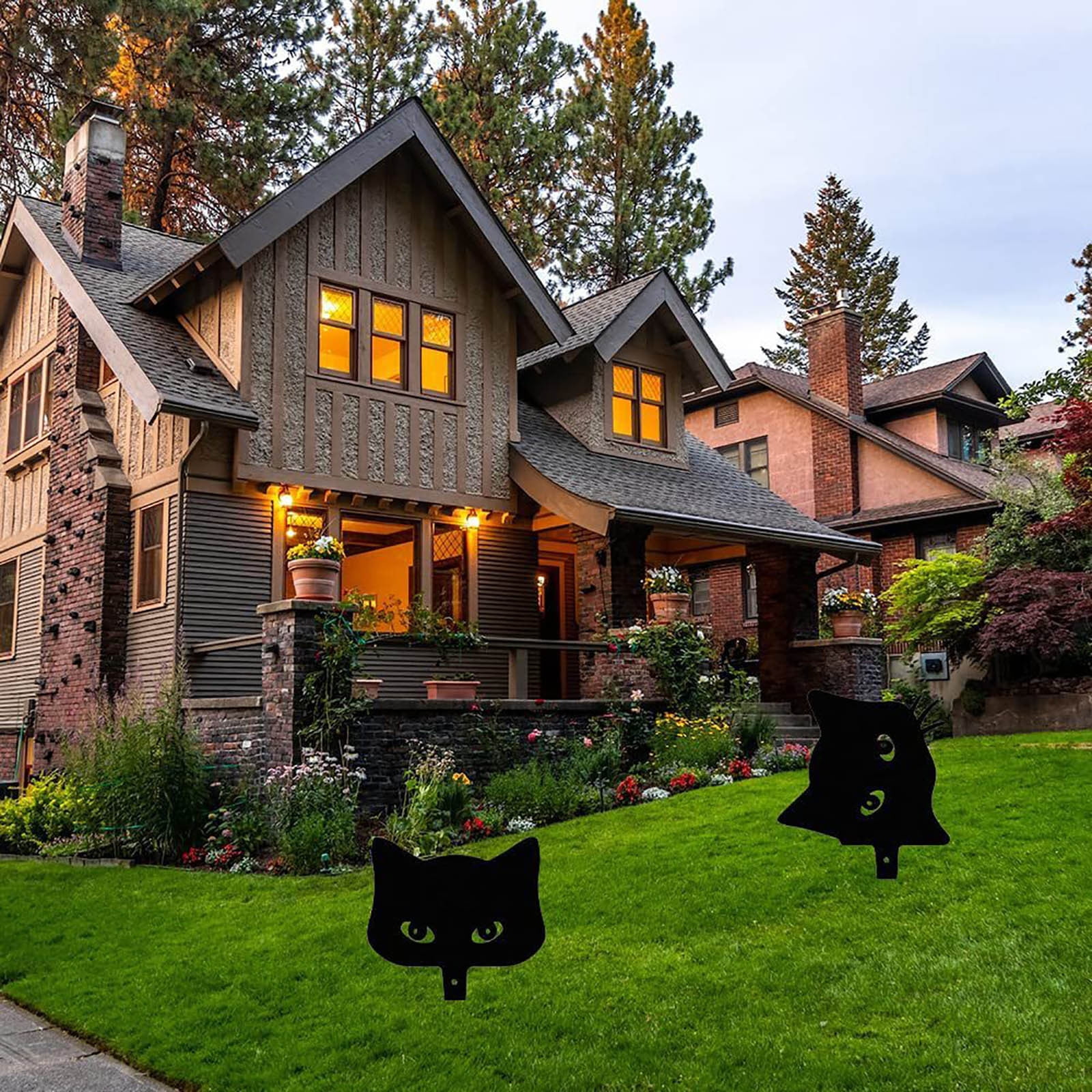 Aodebiao Garden Art Decor Outdoor Ornament Weatherproof PET Elegant ...