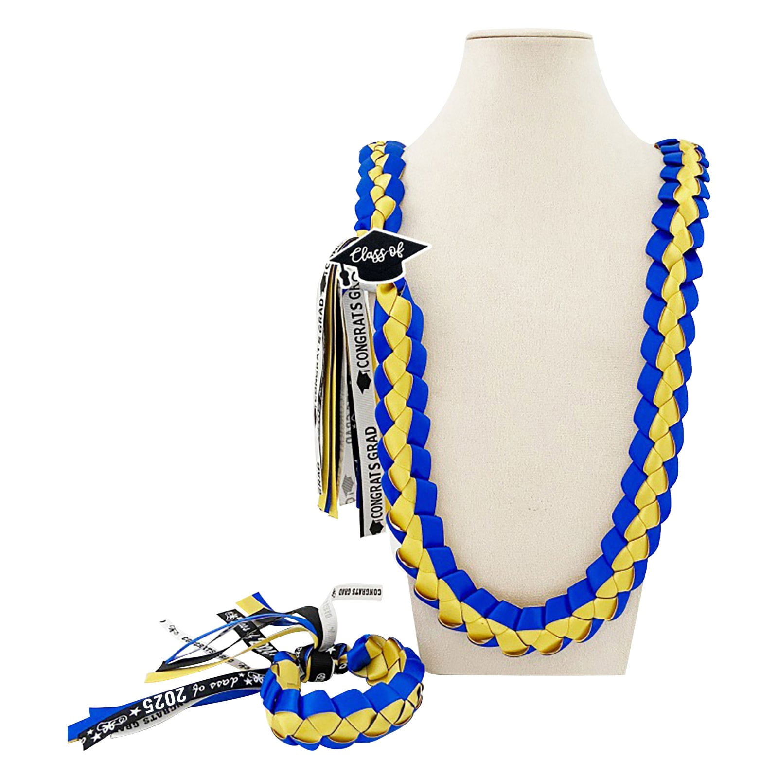 Aodebiao Graduation Ribbon Leis, Graduation Decor with Honor Cord Class ...