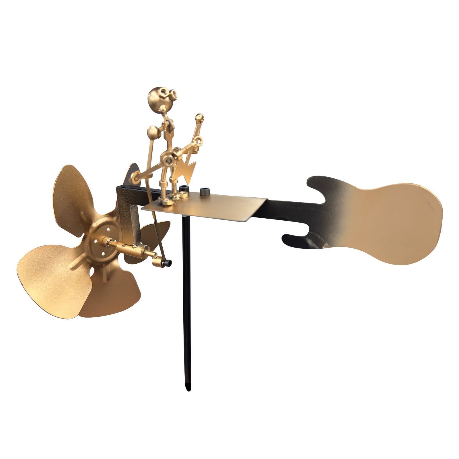 Aodebiao Handmade Metal Drummer Windmill, Percussionist Music Figurines ...