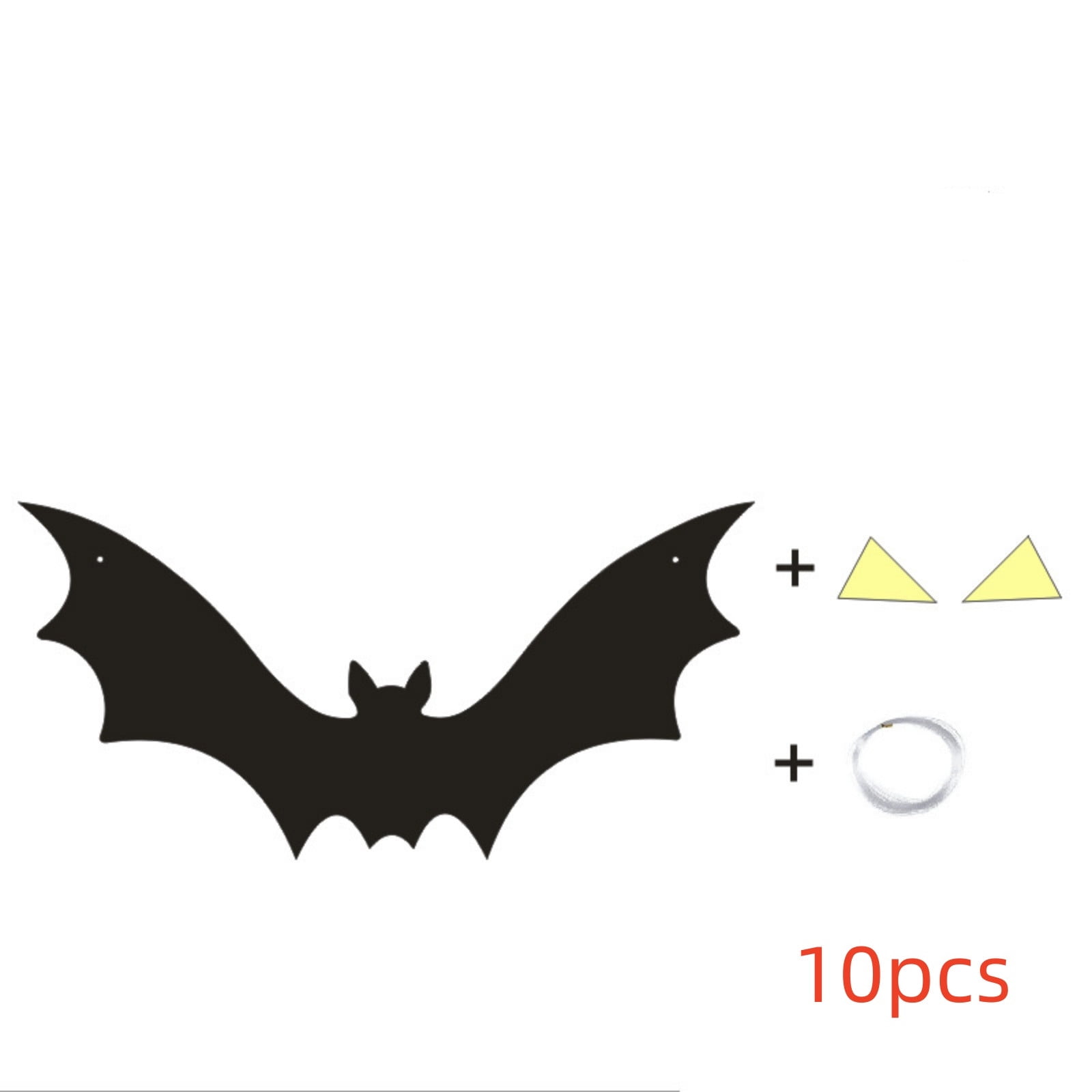 Aodebiao Hanging Bats Halloween Decoration Outdoor, Large Scary Fake ...
