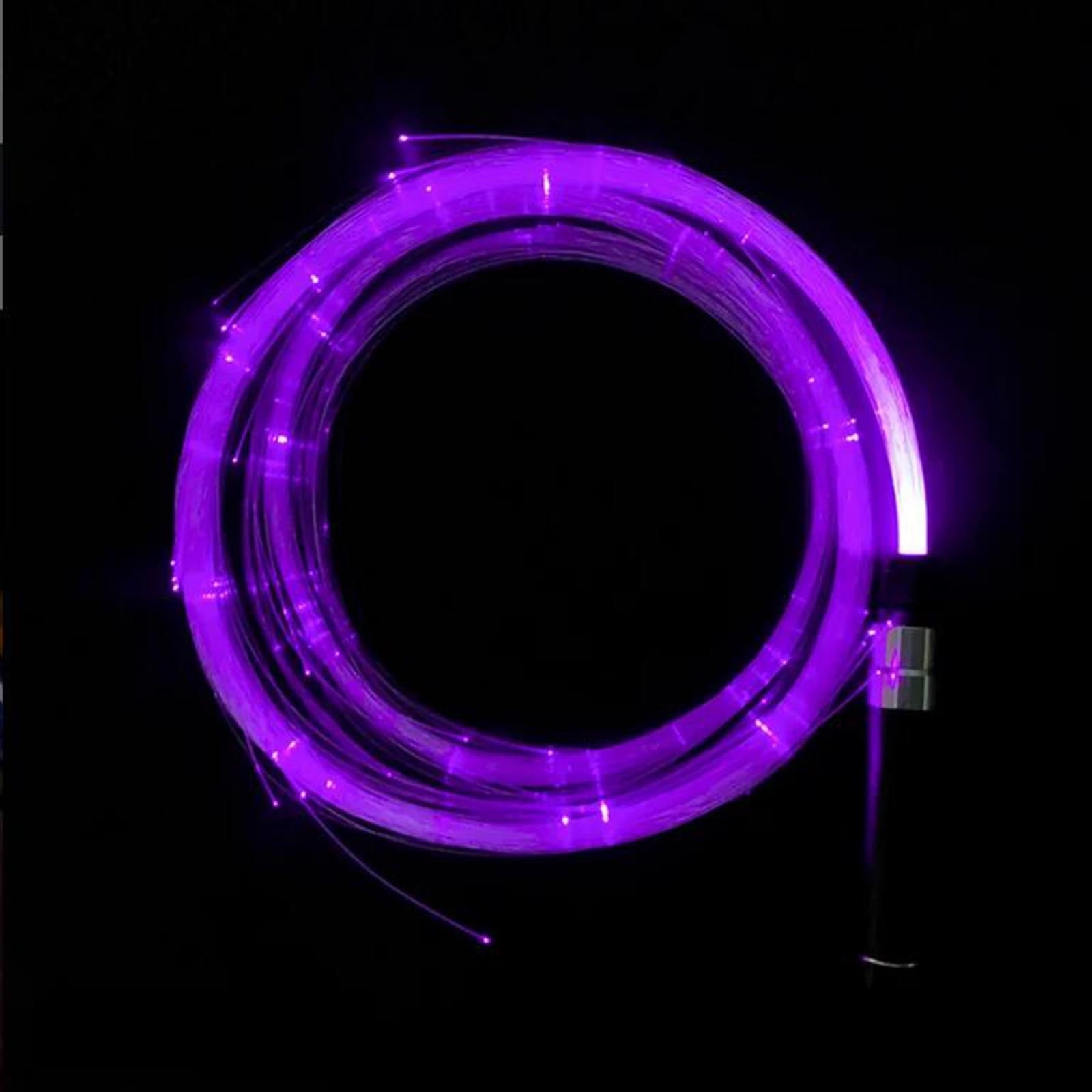 Aodebiao LED Fiber Optic Whip Rechargeable Dance Light Up Party ...
