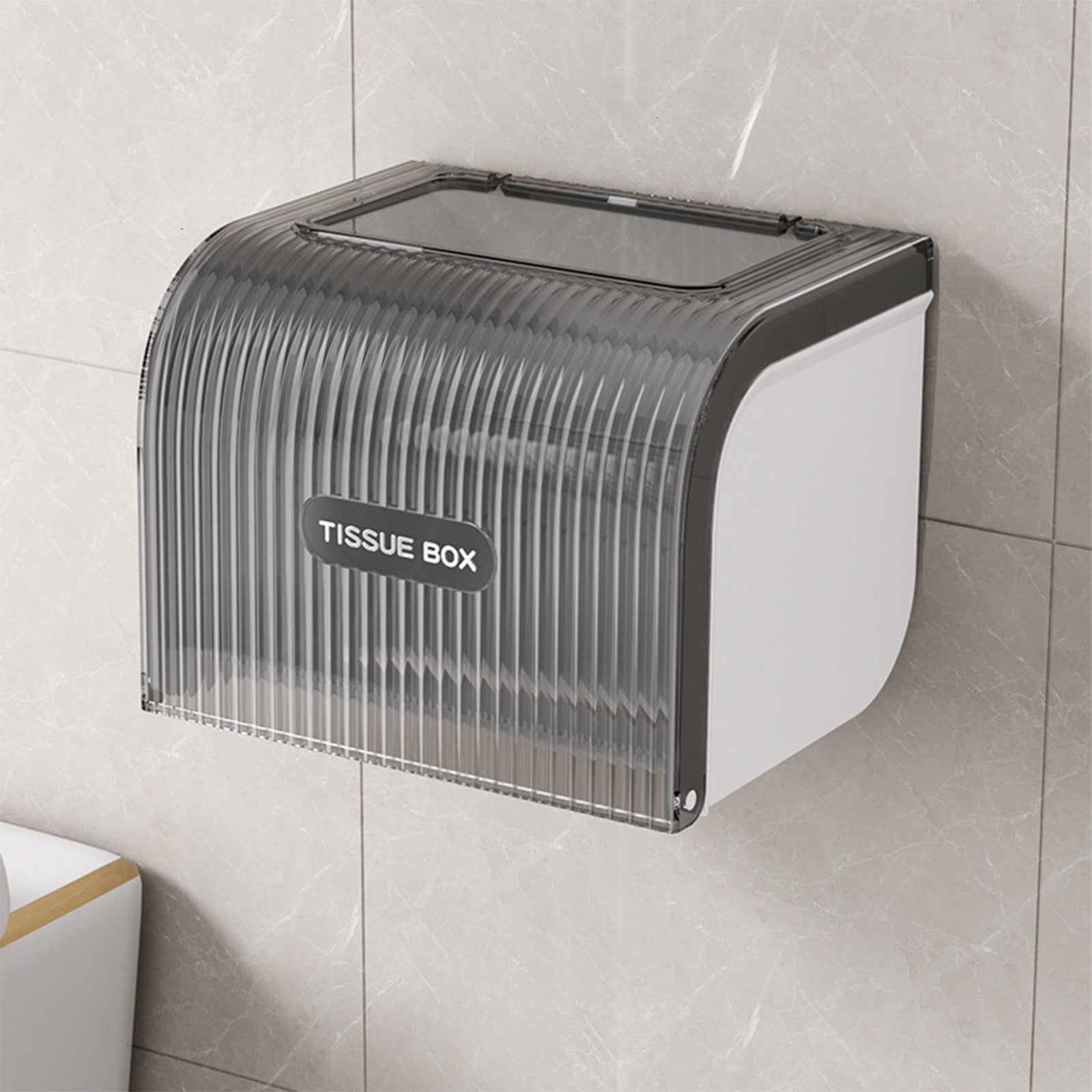 Aodebiao Plastic Tissue Box Cover with Lid - Waterproof Organizer for ...