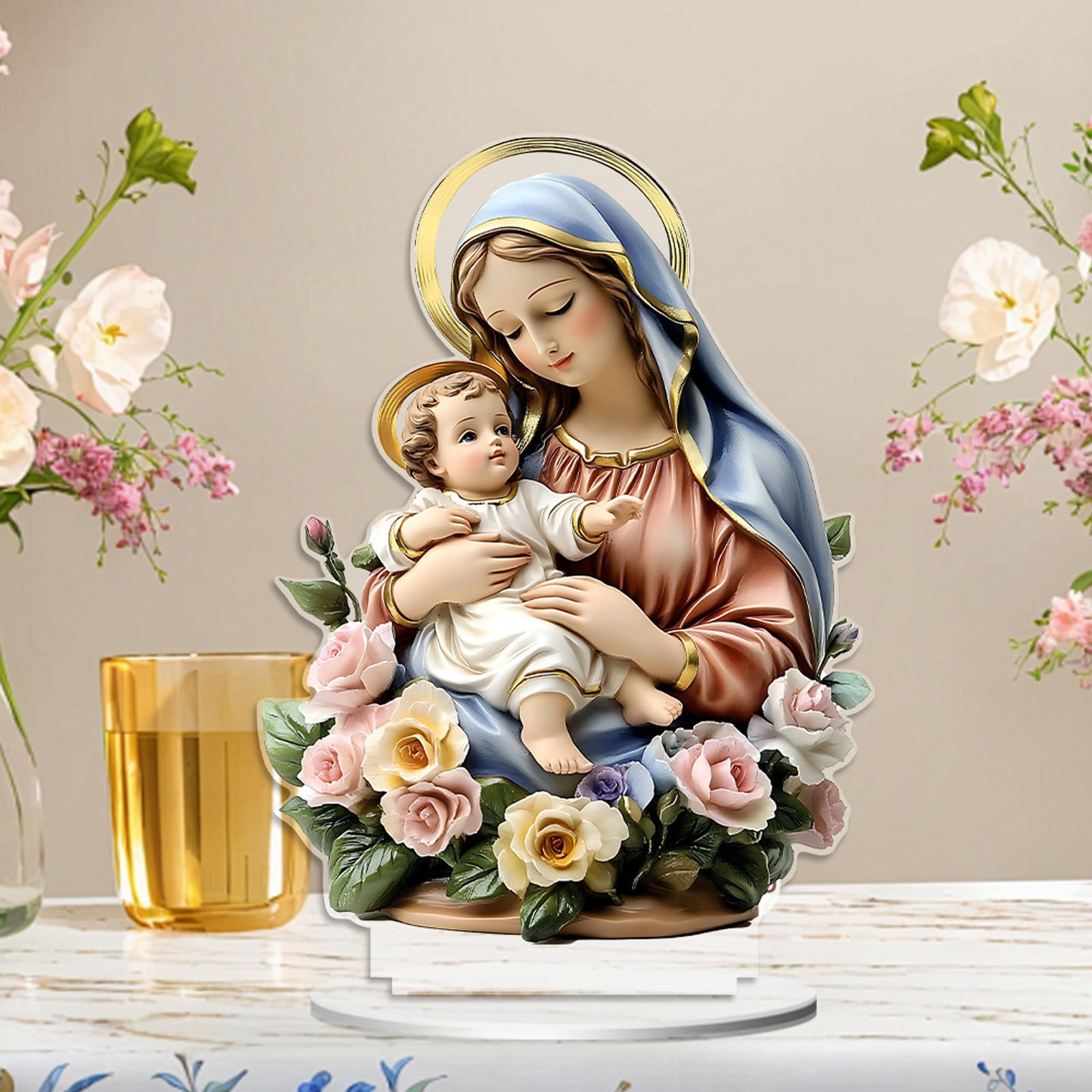 Aodebiao Table Home Statue Decoration Fairy/Tree/Nativity Scene/Angel ...