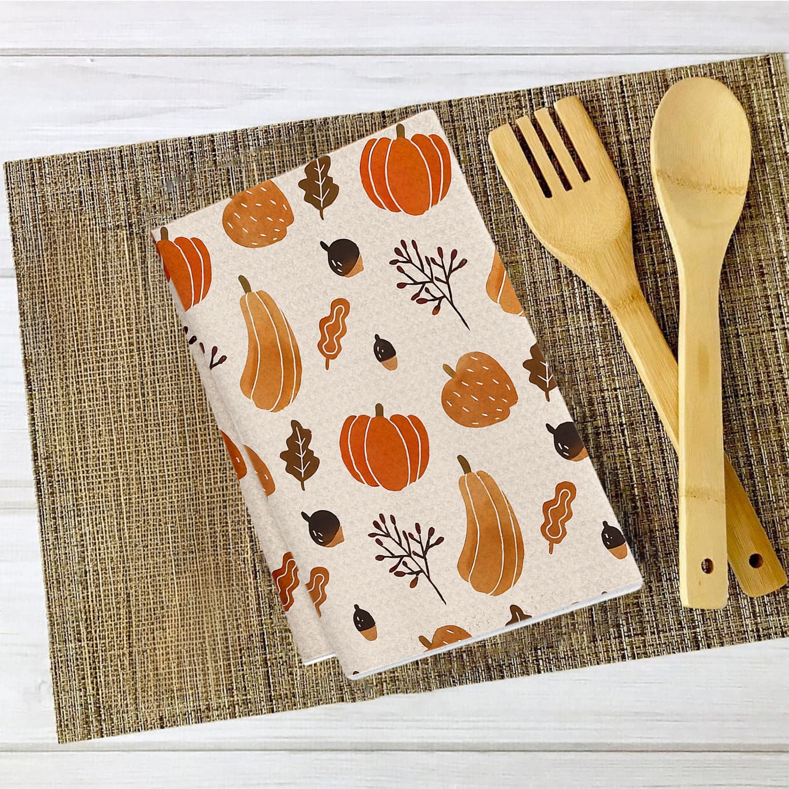 Aodebiao Thanksgiving Day Kitchen Towel Absorbent Holiday Dish Cloth ...