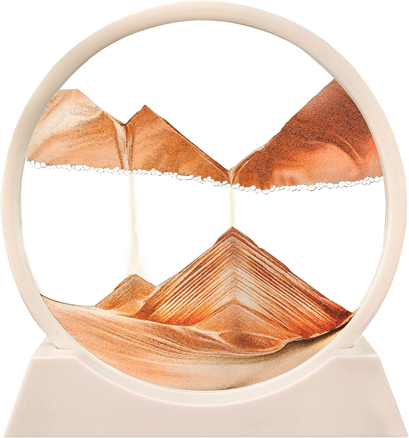 Aoderun 3D Moving Sand Art Picture, Round Glass, Deep Sea Sandscape ...