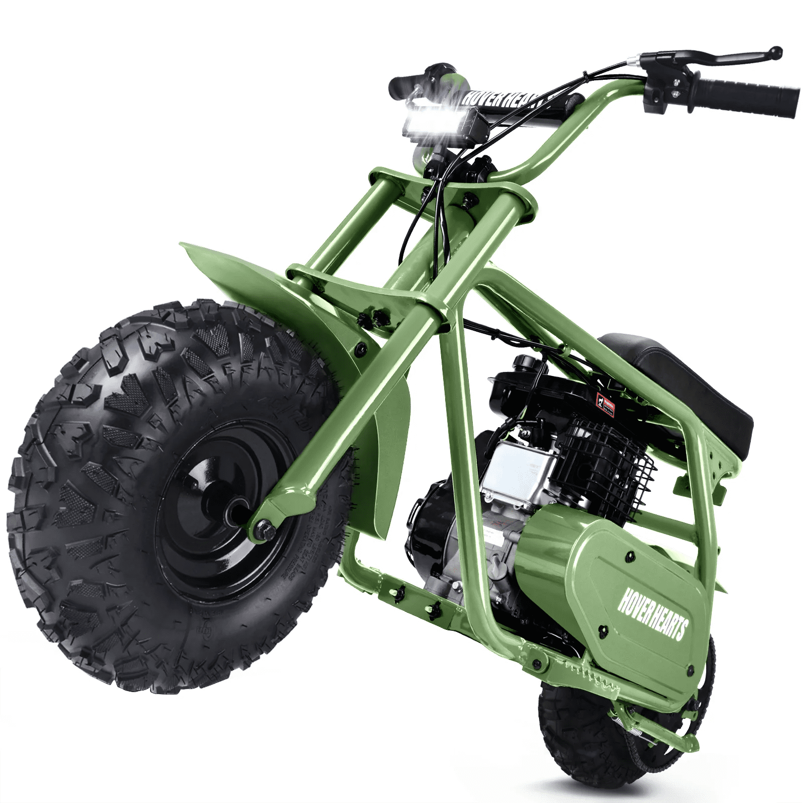 Aoemoe 105cc 4-Stroke Gas-Powered Off-Road Motorcycle with LED Lights ...
