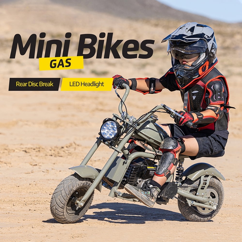 Aoemoe 49cc Gas Mini Chopper for Teens & Adults, Dirt Bike with ...