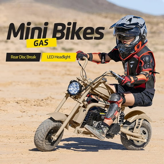 Aoemoe 49cc Gas Mini Chopper for Teens & Adults, Dirt Bike with ...