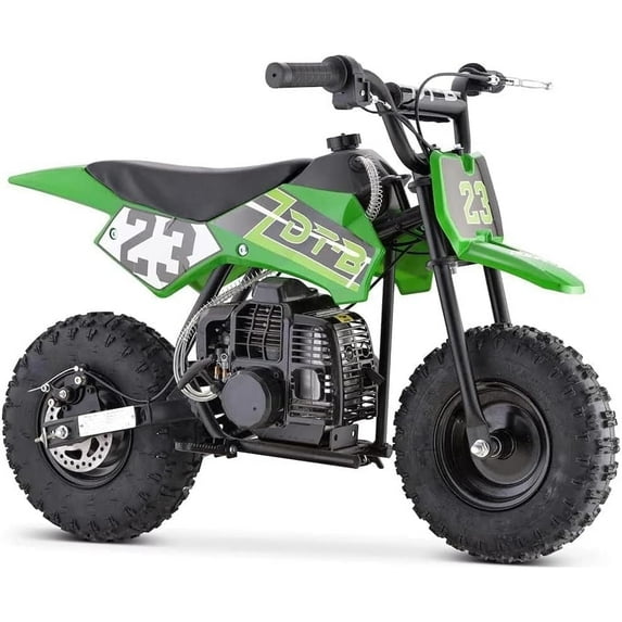 Aoemoe Mini Kid Dirt Bike, 49 CC 2-Stroke Gas Bike with Off-Rode Tire ...