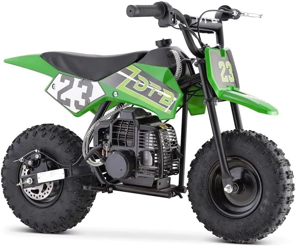 Aoemoe Mini Kid Dirt Bike, 49 CC 2-Stroke Gas Bike with Off-Rode Tire ...