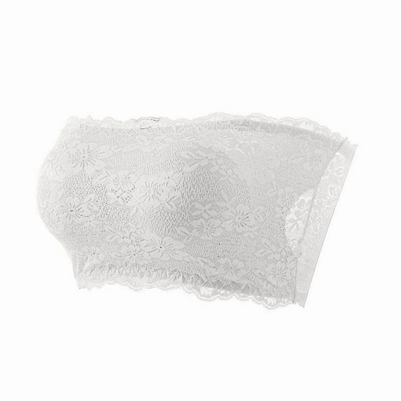 Aofany Bandeau Bra Strapless Bra Ladies Seamless Tube Top Lace Beauty Back Chest Wrapping ...