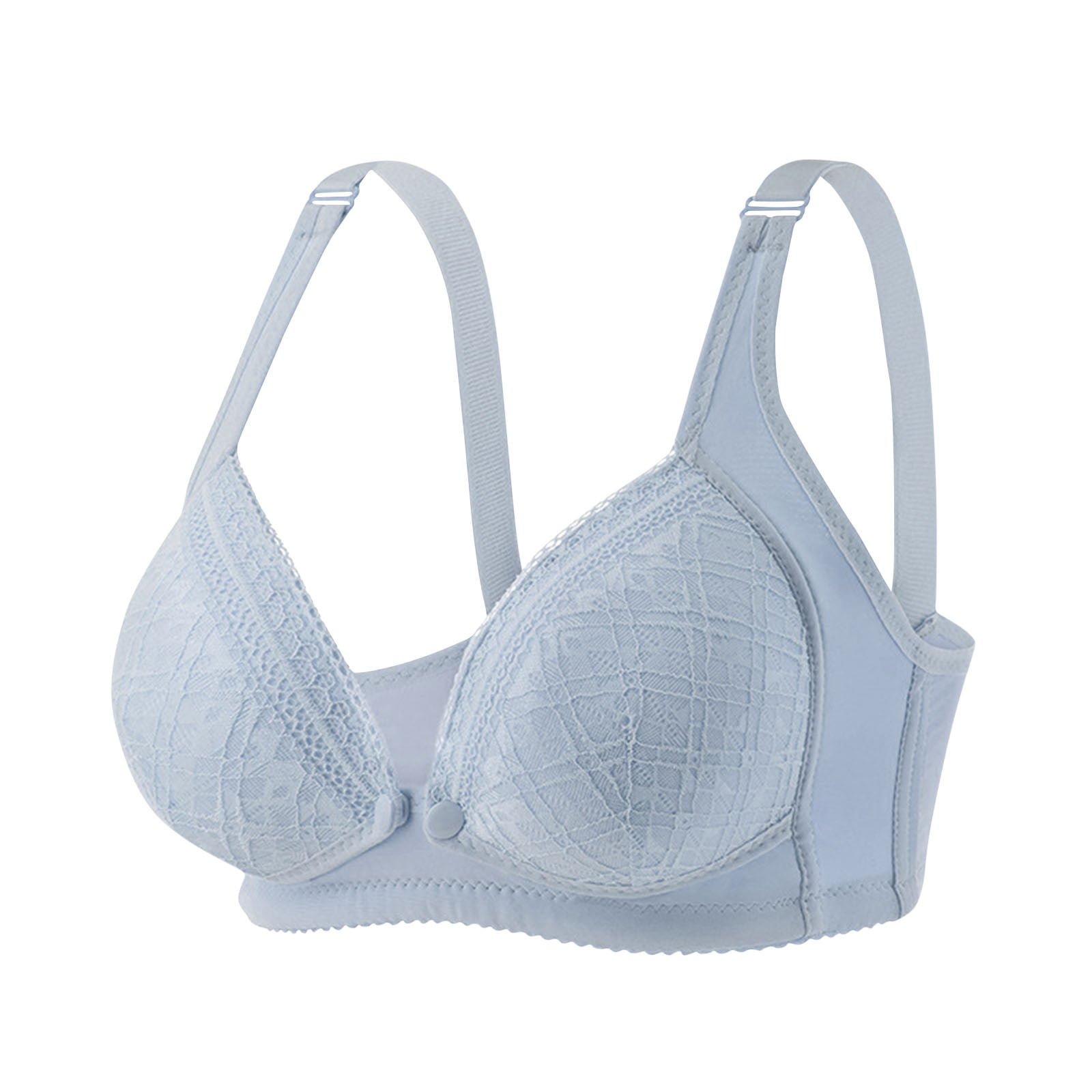 Aofany Bras for Women Comfort Front Close Bra Wirefree Push Up ...