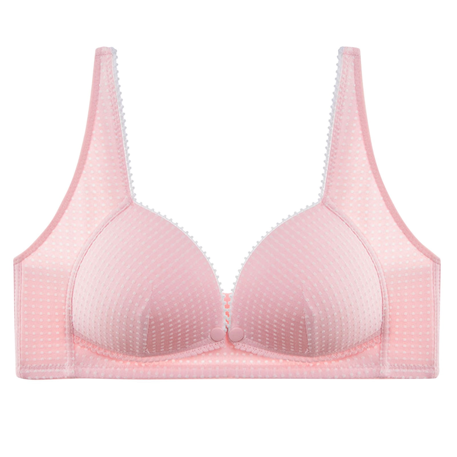 Aofany Bras for Women Comfort Front Close Bra Wirefree Push Up ...