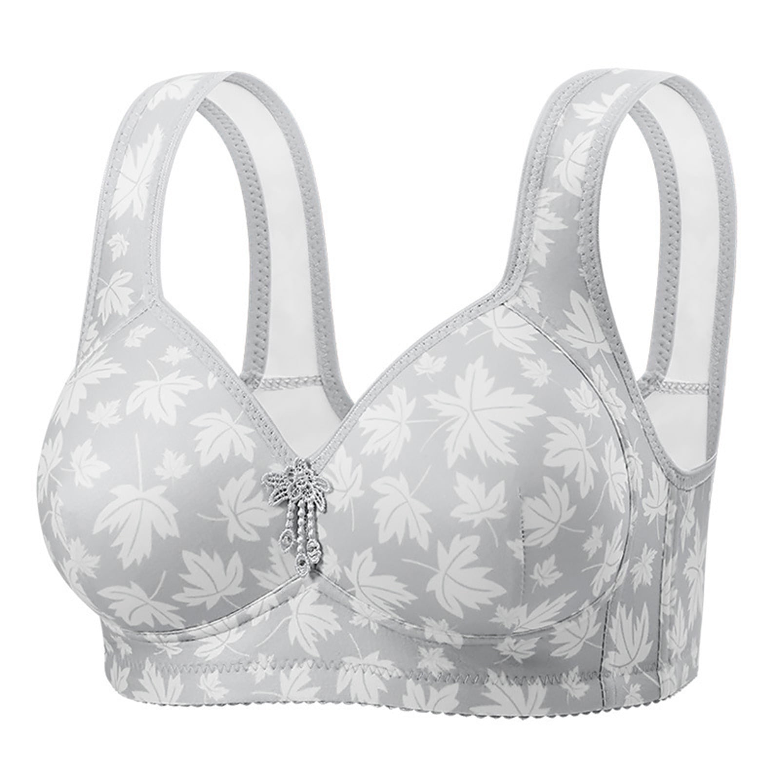 Aofany Bras for Women No Underwire Wide Straps Full Coverage Comfort ...