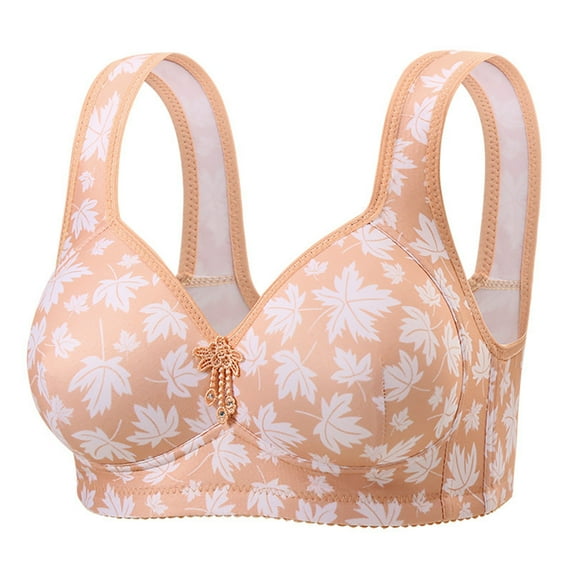 Aofany Bras for Women No Underwire Wide Straps Full Coverage Comfort ...