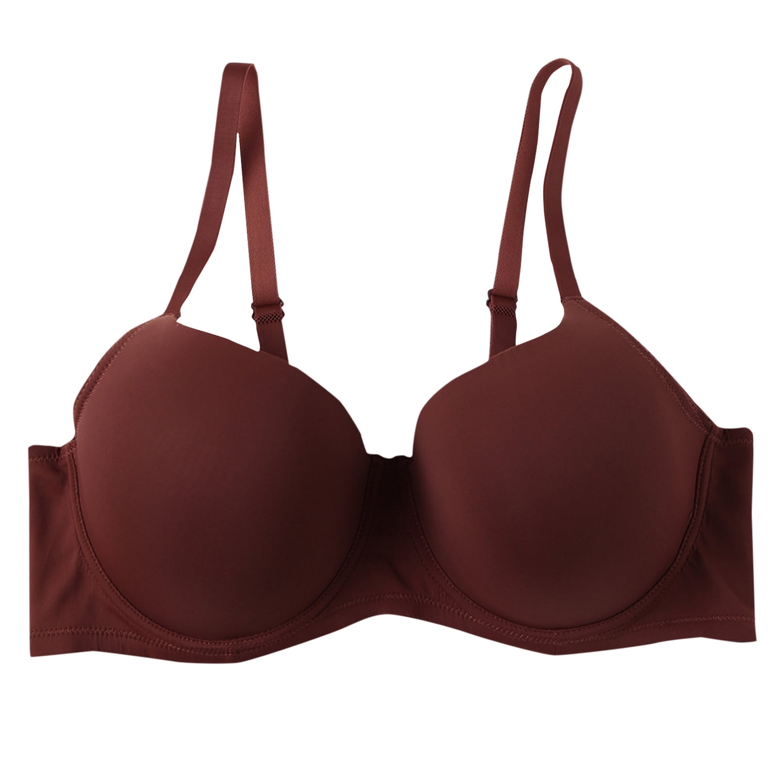 Aofany Bras for Women Solid Color Soft Seamless Brasieres Push Up ...