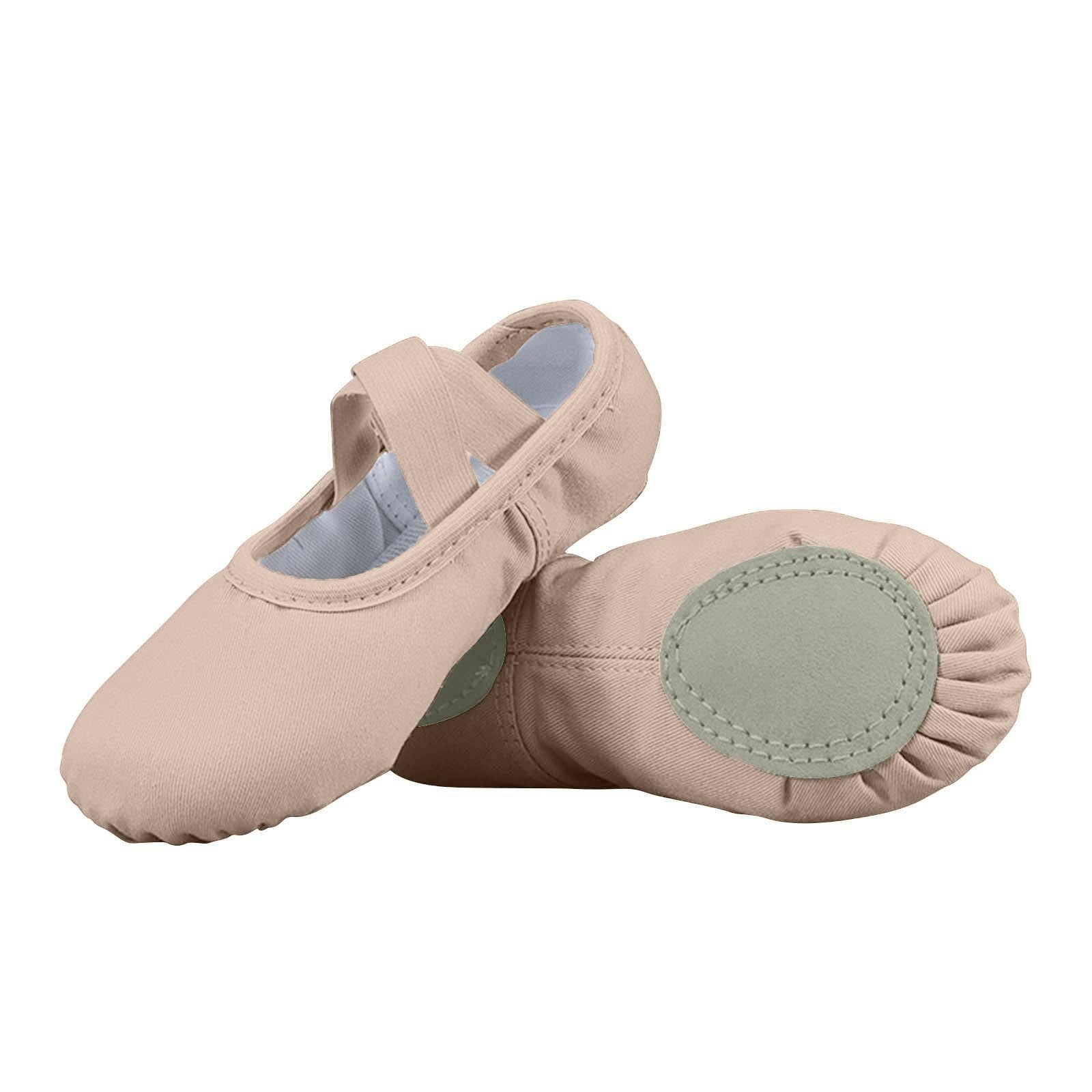 Aofany Children's Solid Color Dance Shoes Soft Soled Practice Shoes ...