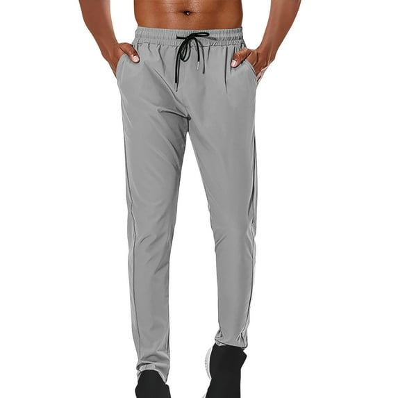 Aofany Men's Sweatpants Quick Drying Open Bottom Active Athletic Casual ...