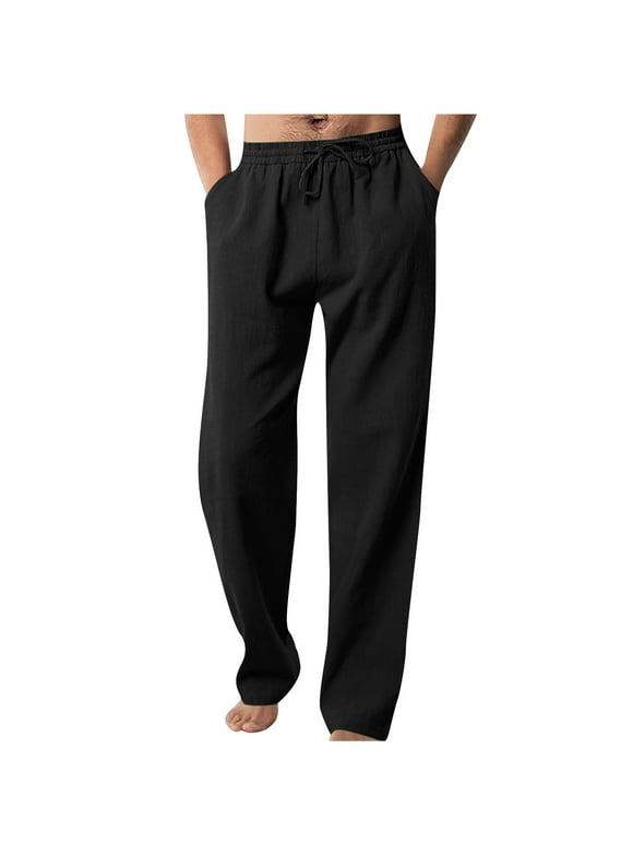 Elastic Waist Mens Pants