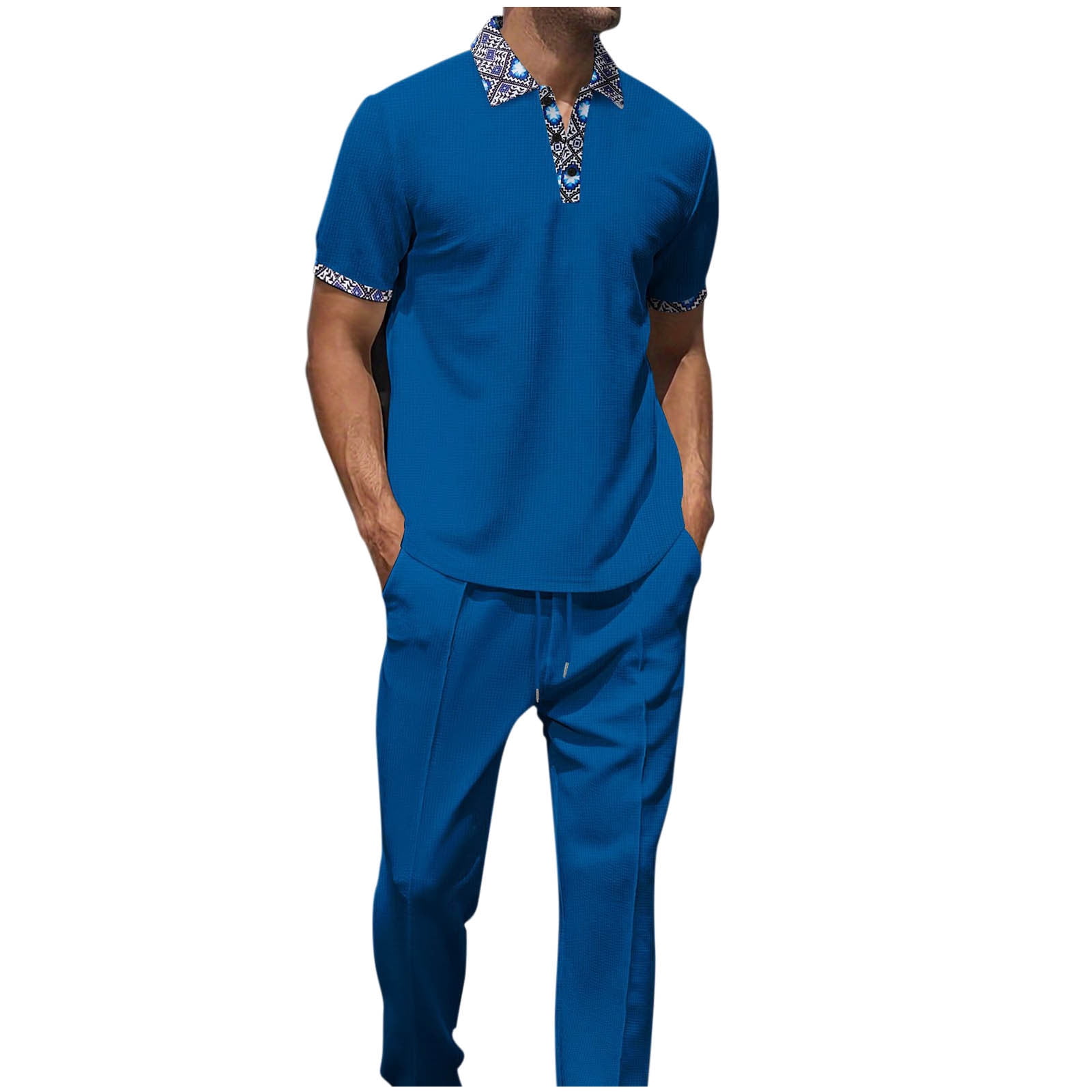 Aofany Mens Suits Mens Sets 2 Piece Outfits Fashion Tracksuits Casual ...