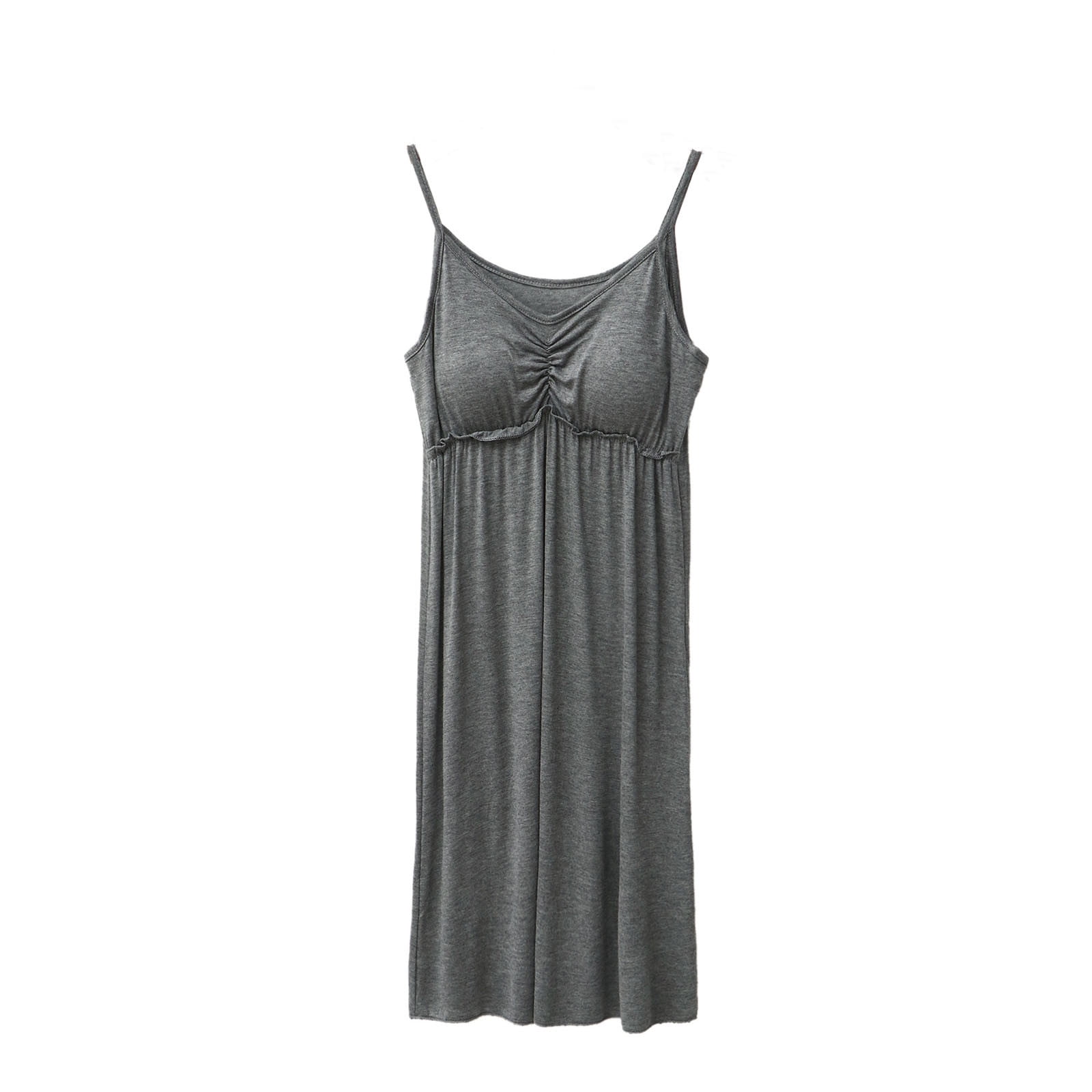 Aofany Nightgowns for Women with Built in Bra Pads Nightshirt Dress ...