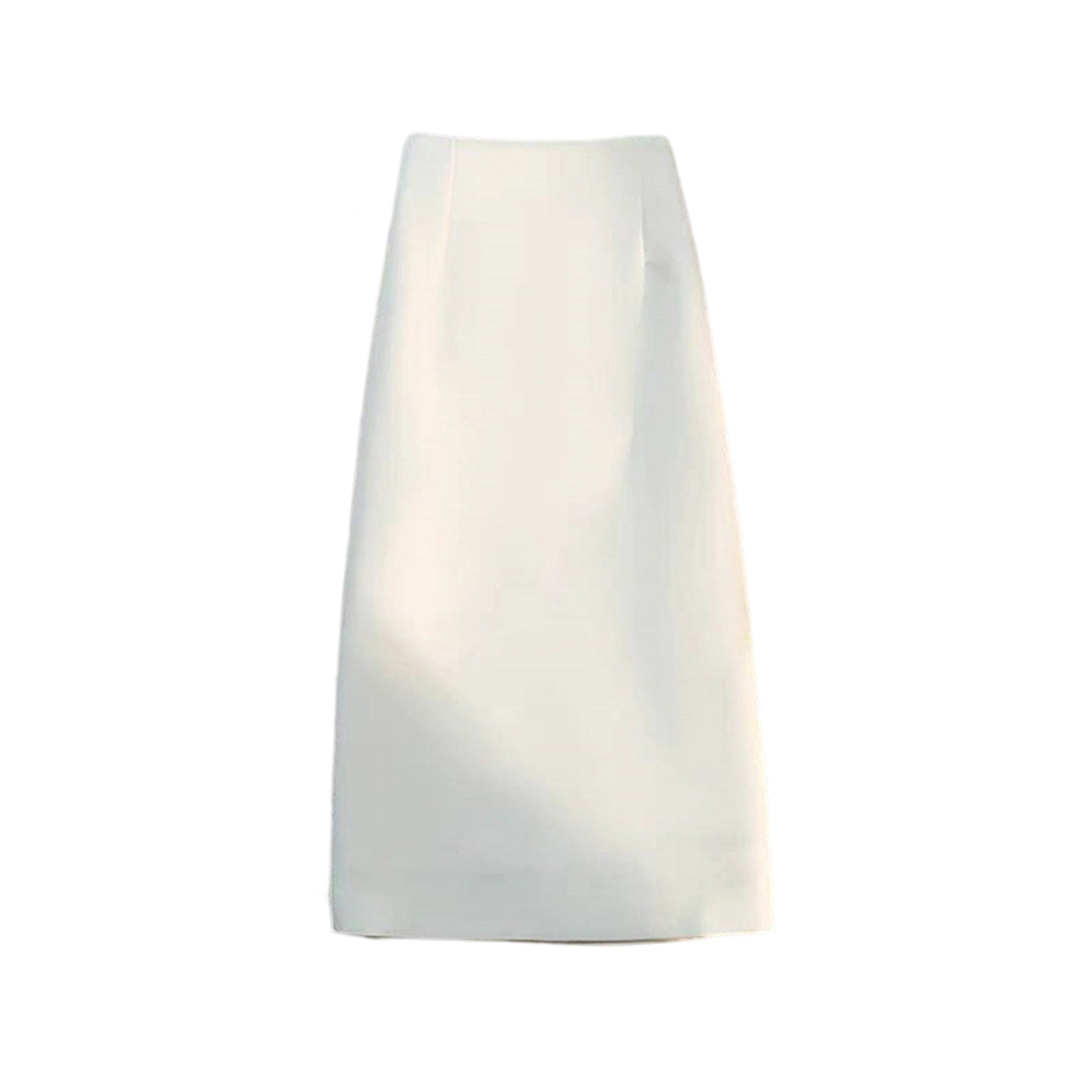 Aofany Pencil Skirt for Women Basic Stretch Bodycon Midi Below the Knee ...