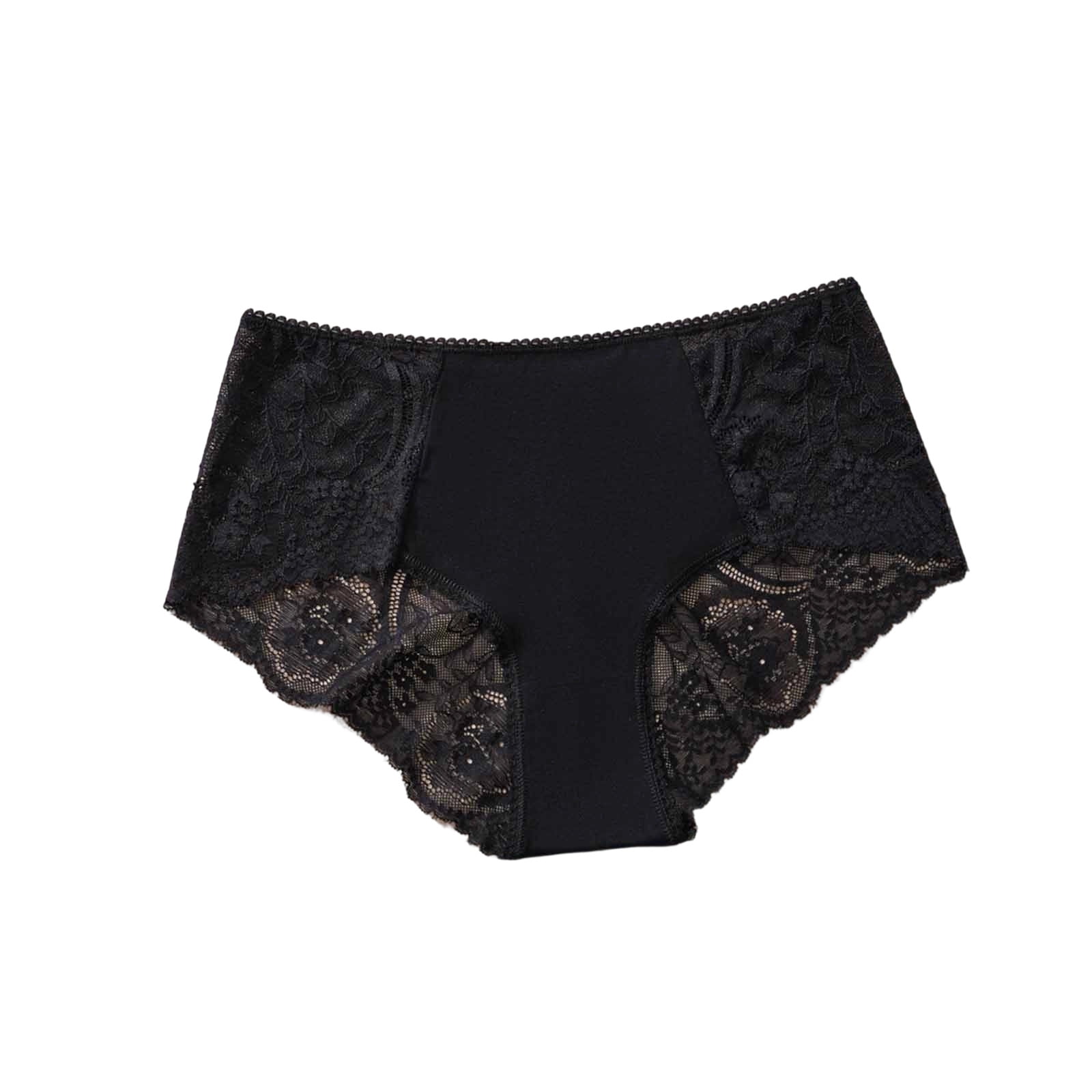 Aofany Plus Size Underwear for Women Lace Hipster Panties Soft ...