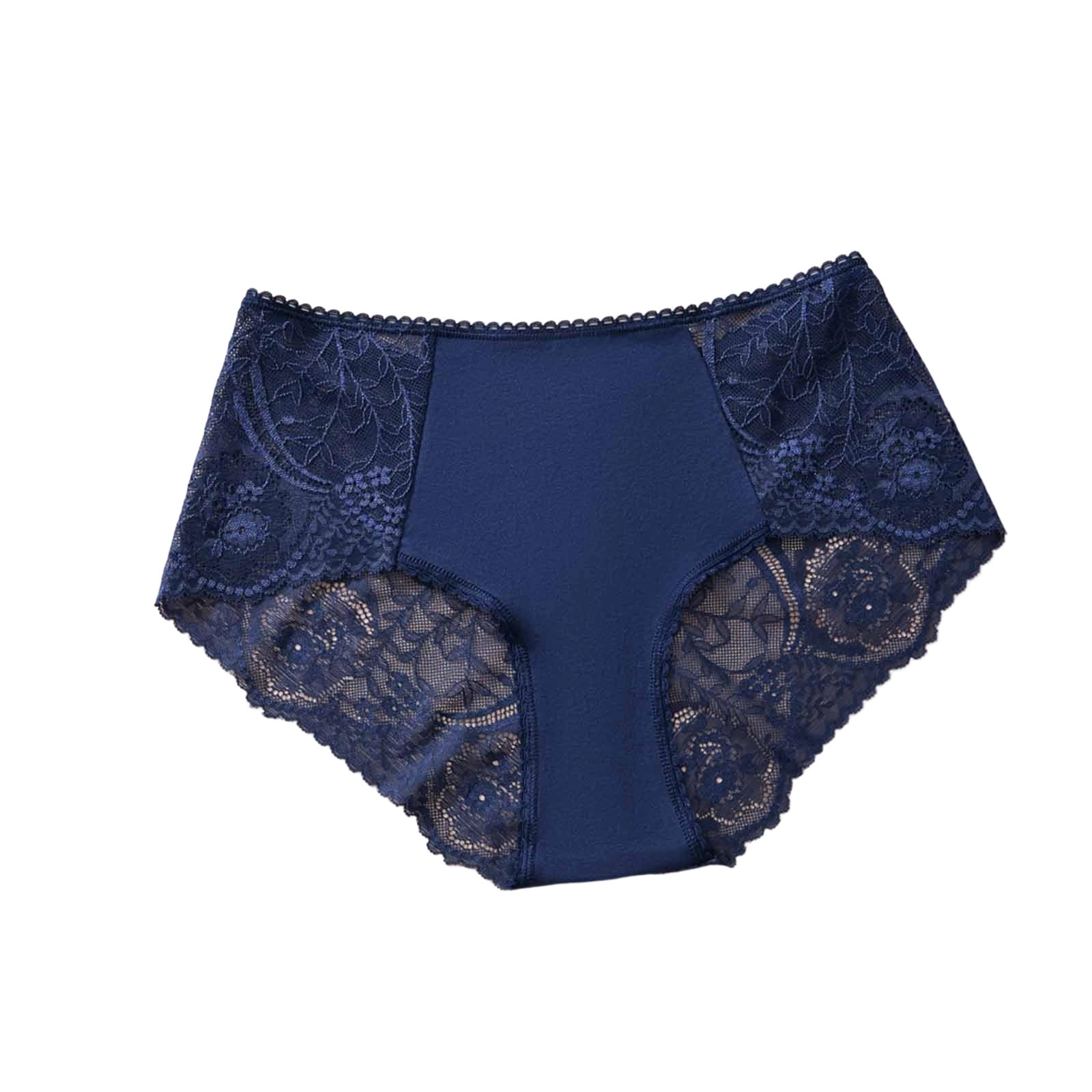 Aofany Plus Size Underwear for Women Lace Hipster Panties Soft ...