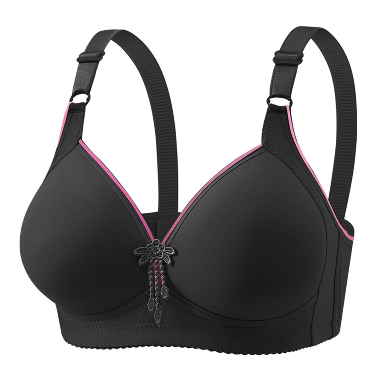 Aofany 2024! Womens Plus Size Bra,Woman's Solid Gathered Together Large ...