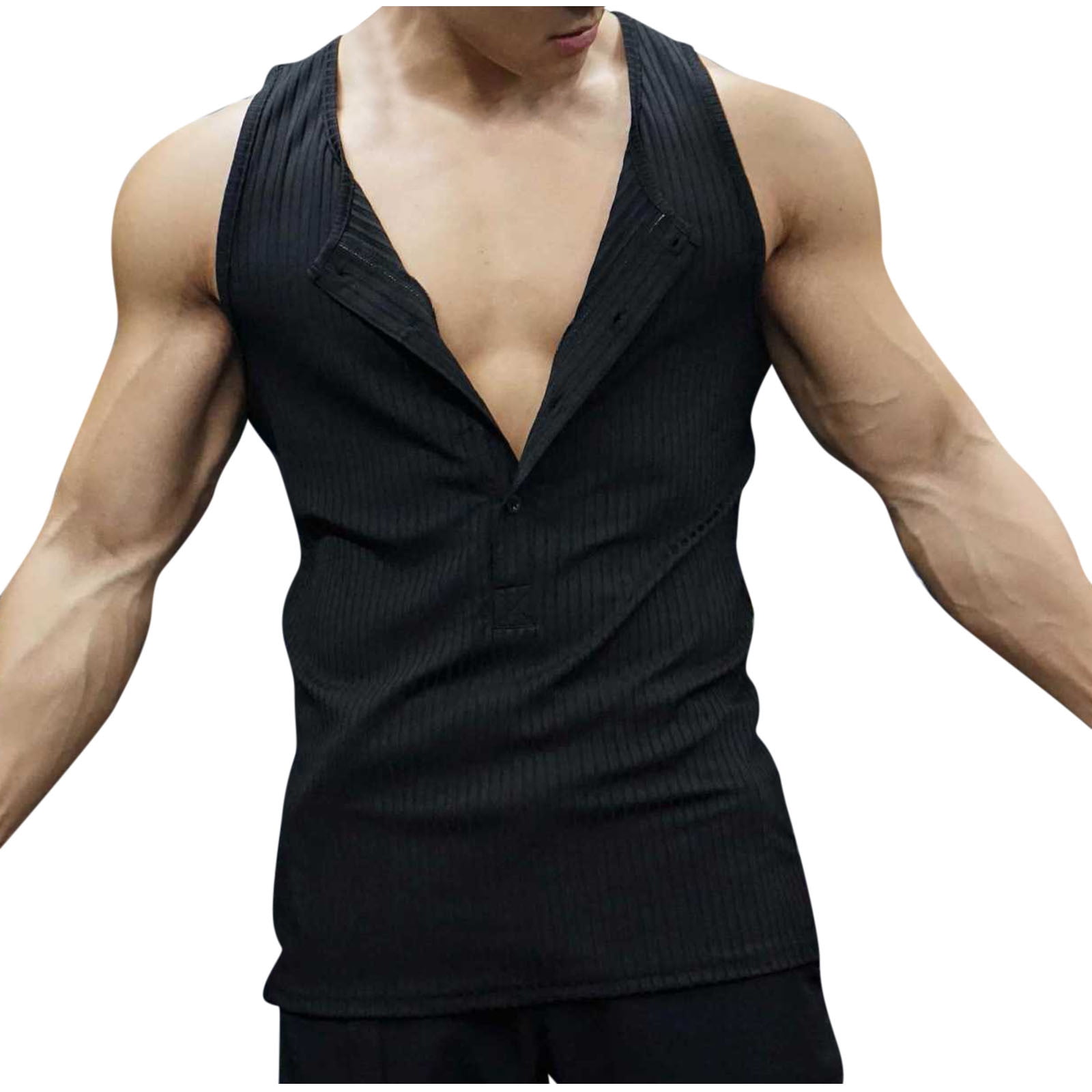 Aofany Tank Tops Men Sleeveless Shirts for Men Men Tank Tops Slim ...