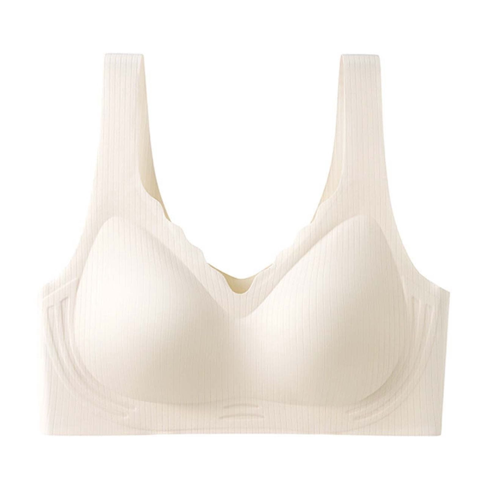 Aofany Wireless Bras for Women No Underwire Full Coverage Padded Push ...