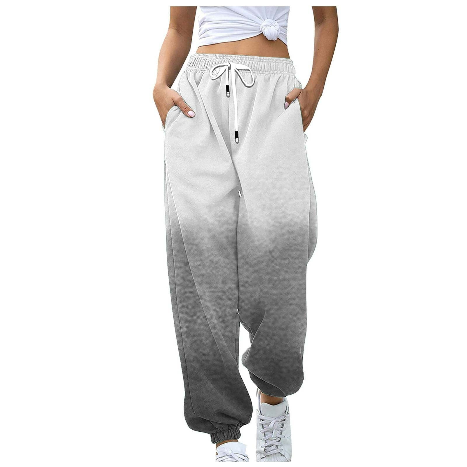 Aofany Women's High Waisted Sweatpants Workout Active Joggers Pants ...