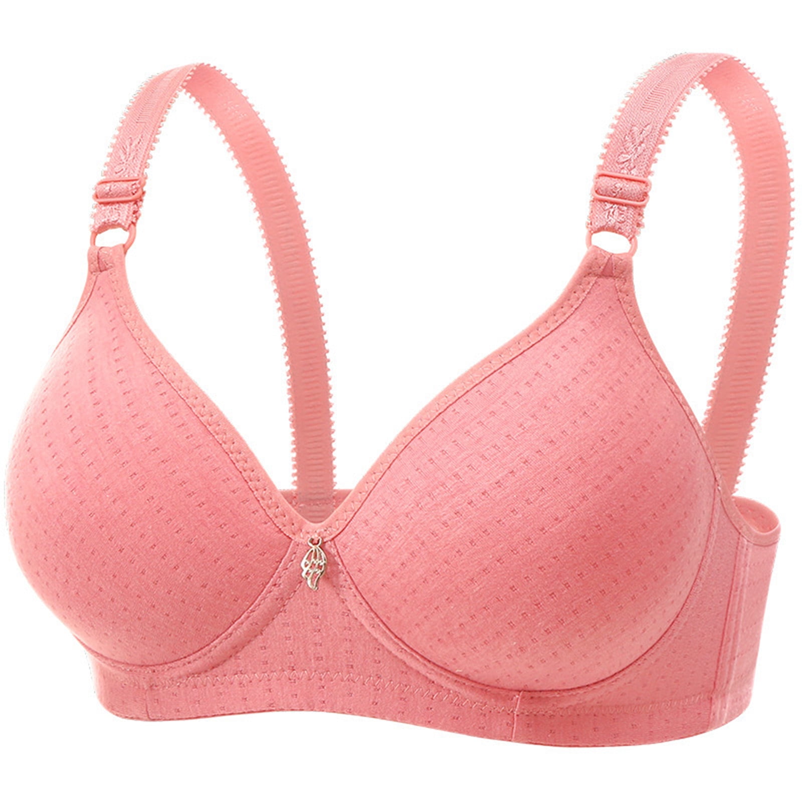 Aofany Women's Plus Size Comfort T-Shirt Bra Soft Lightly Lined ...