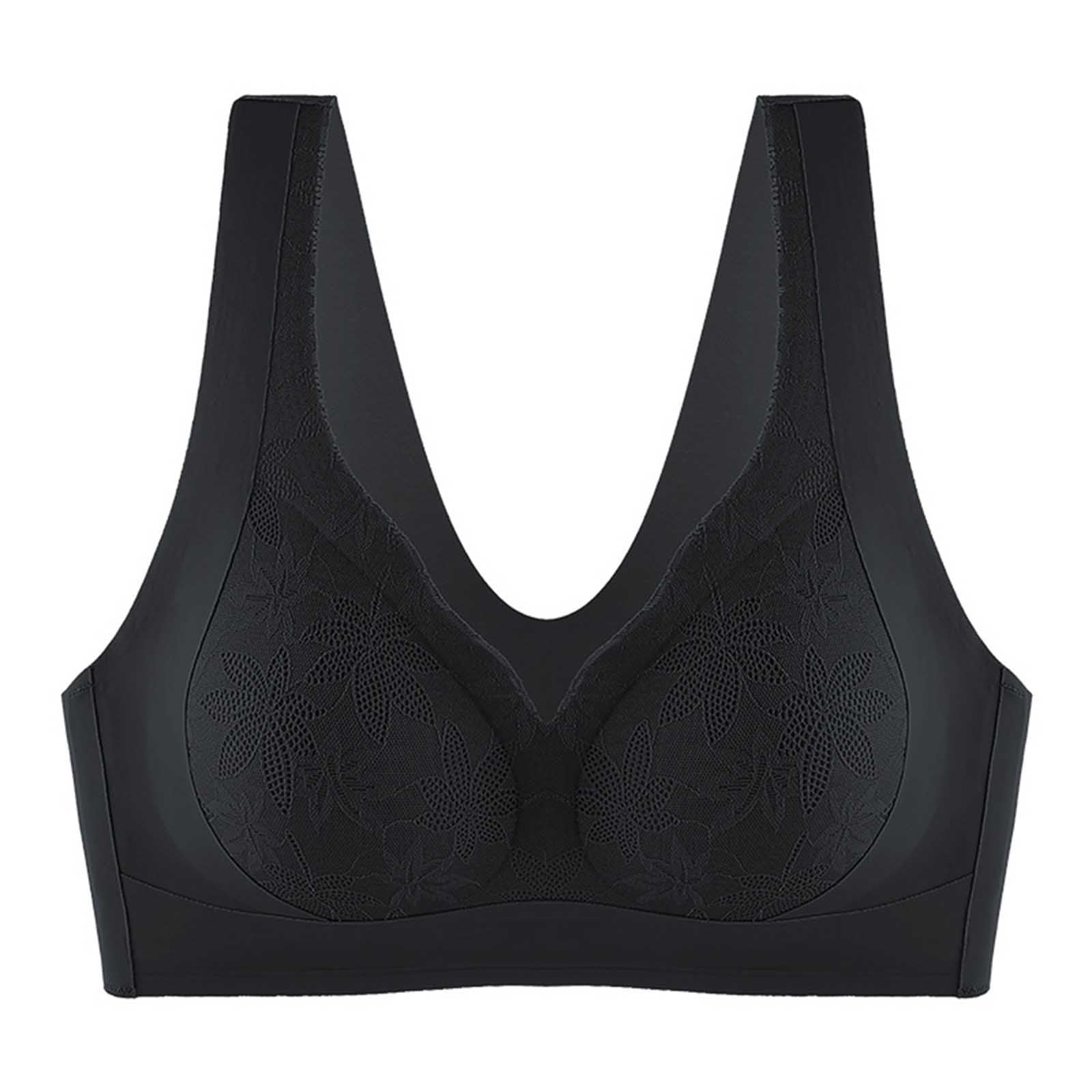 Aofany Women's Seamless Bras No Underwire Push Up Bras Soft Wireless ...