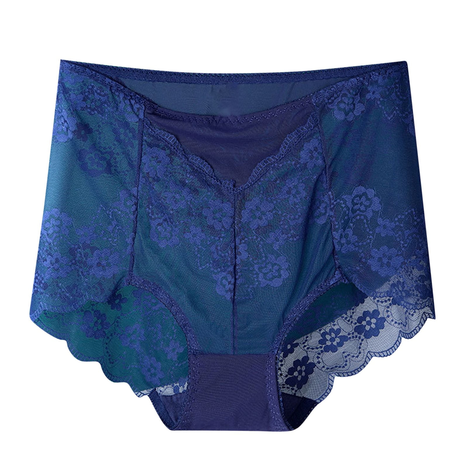 Aofany Women's Ultra-Thin Lace Panties Large Size High Waist Sexy ...