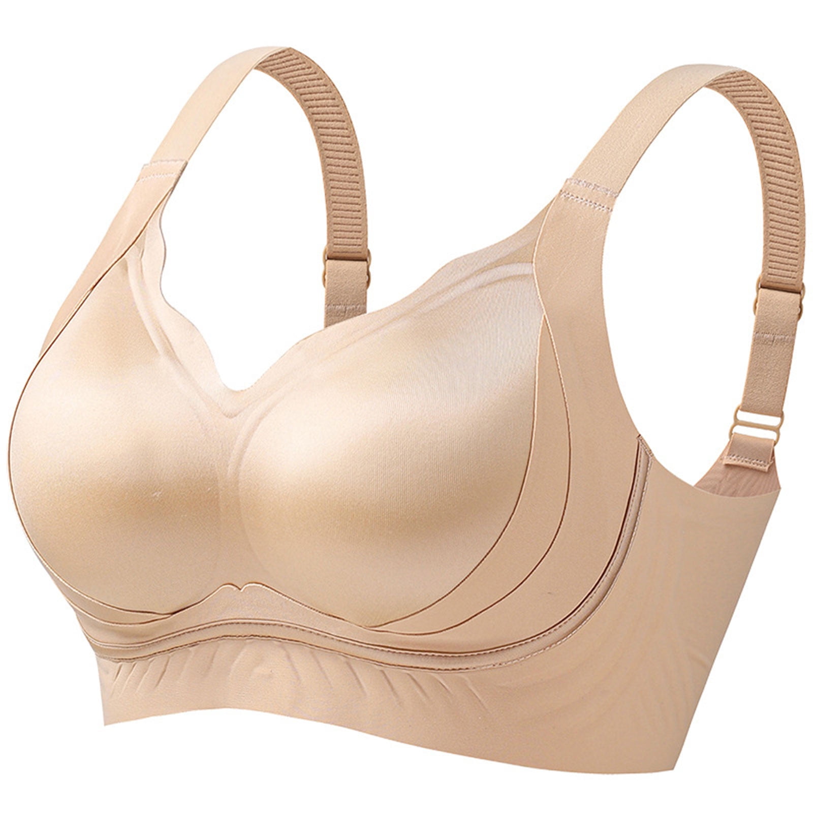 Aofany Womens Wireless Bras No Underwire Push Up Bra Comfort Seamless ...