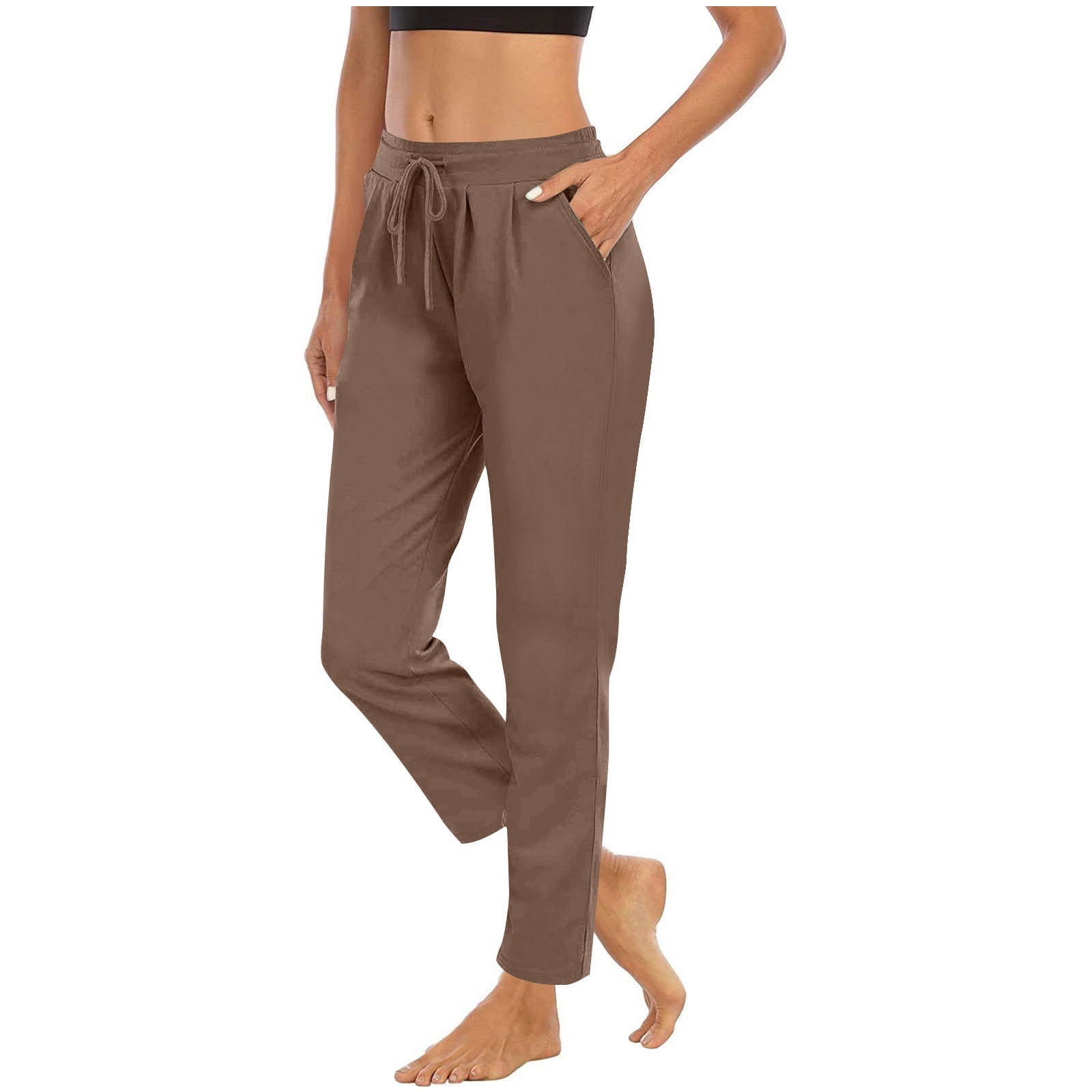Aofany Womens Yoga Sports Pants Loose Casual Athletic Trousers ...