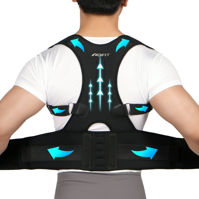 Aofit Back Brace Posture Corrector for Women and Men Back Lumbar ...