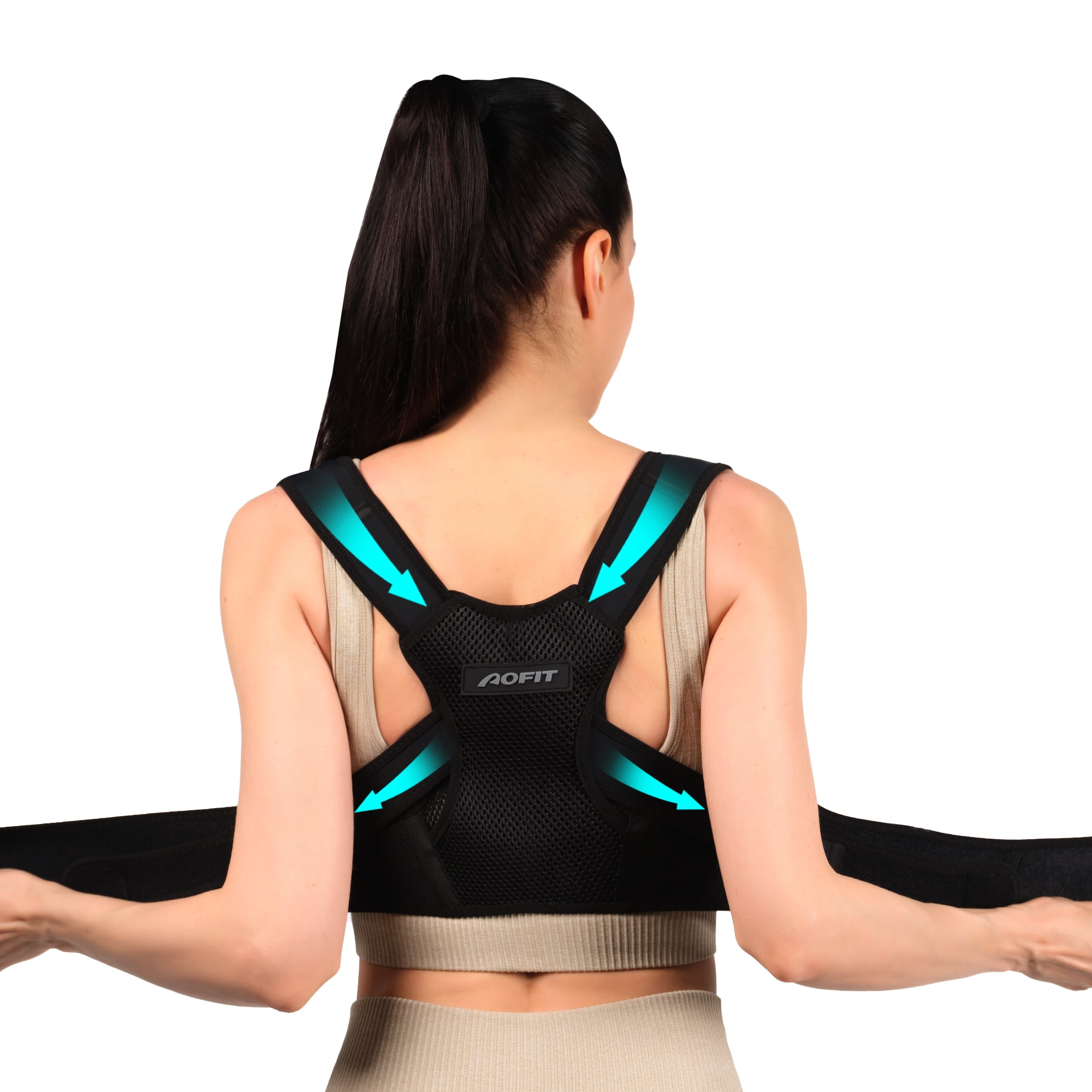 Aofit Posture Corrector for Women and Men, Breathable Back Brace ...