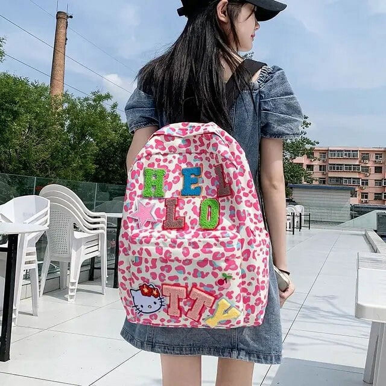 Aoger hello kitty Large Capacity Kawaii Backpack Women Backpack Bags ...