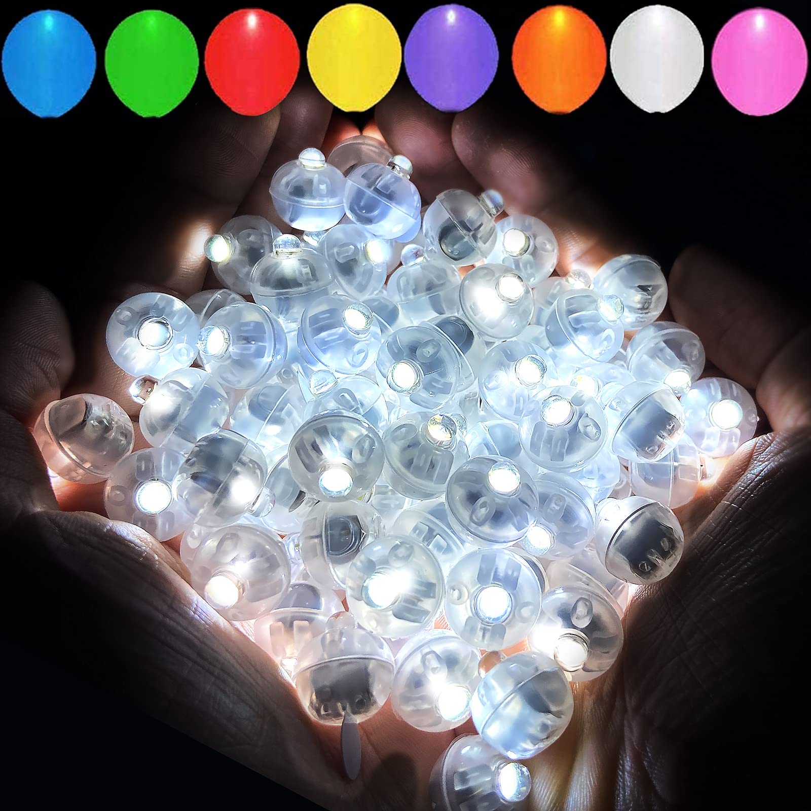 Light up led balloons, Wedding Decorations 10 set warm white 15pcs ...