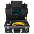 Aoile 100Ft Sewer Camera, 7" Snake Camera with DVR & 12 Adjustable LEDs ...
