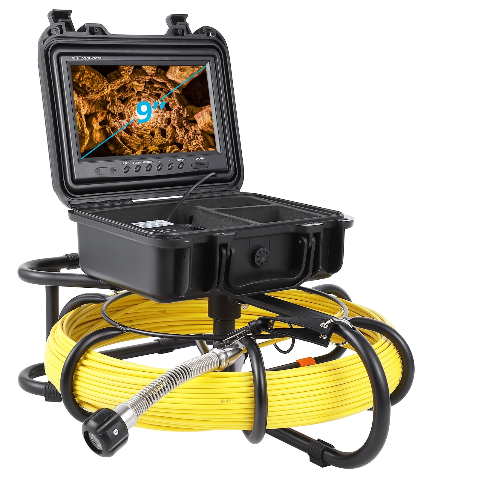 Aoile 165FT Sewer Camera with Self Leveling, IP68 Waterproof Pipeline ...