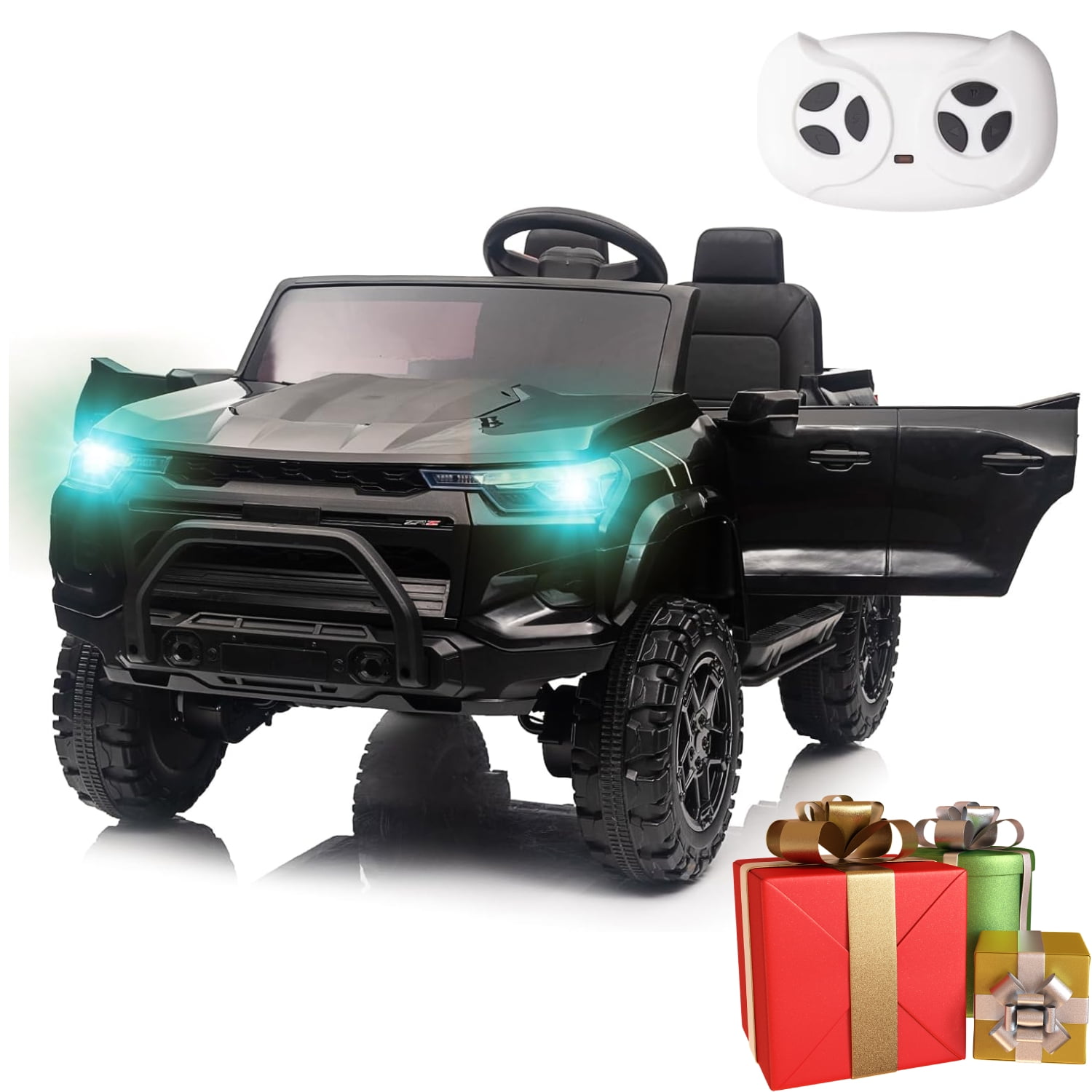 Aoile 24V Kids Ride-On Truck Car with Remote Control, 2 Seater Kids ...
