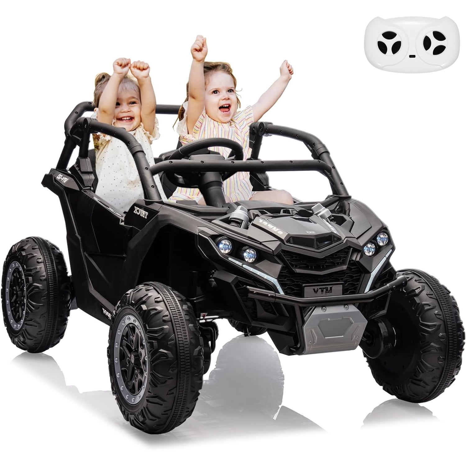 Aoile 24V Ride on Toys UTV with Remote Control, 2 Seater Ride on Car w ...