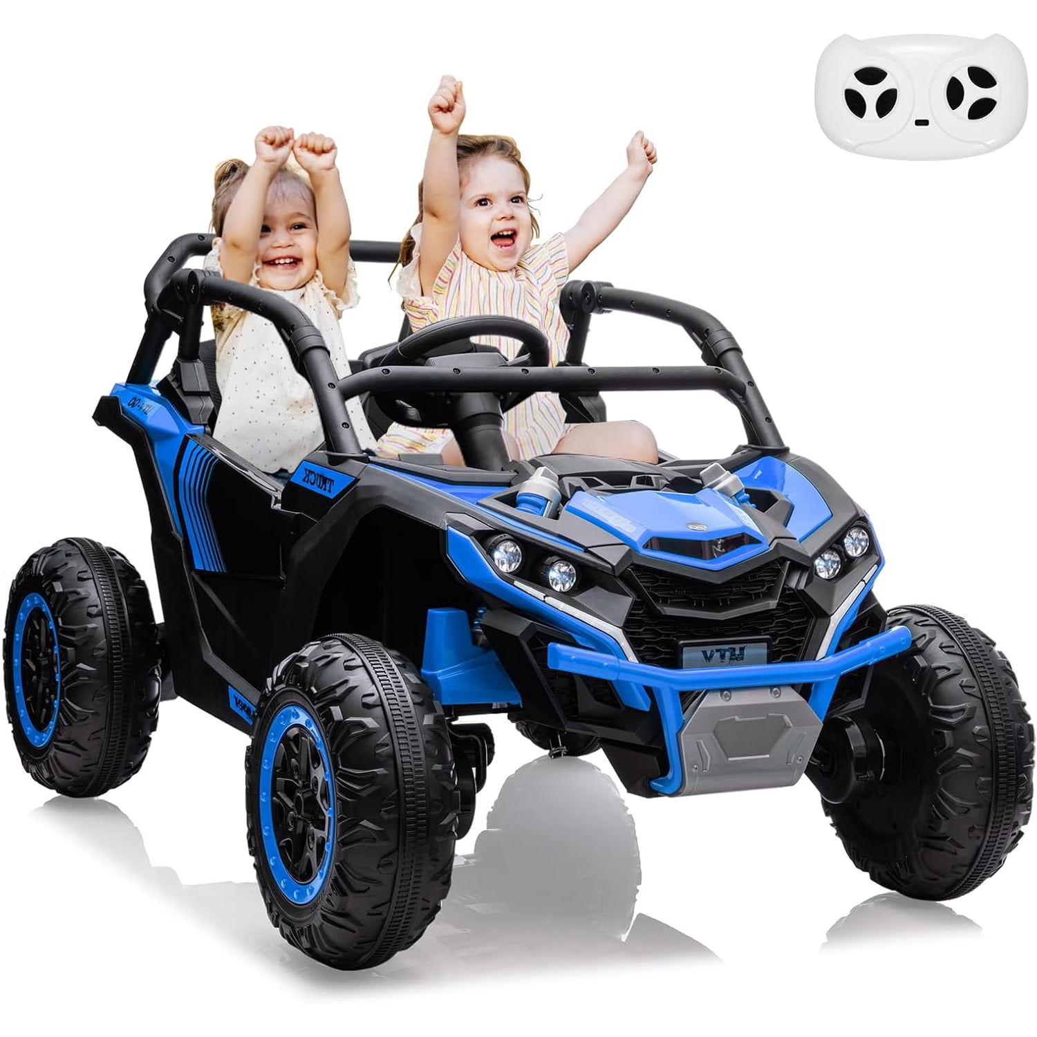 Aoile 24V Ride on Toys UTV with Remote Control, 2 Seater Ride on Car w ...